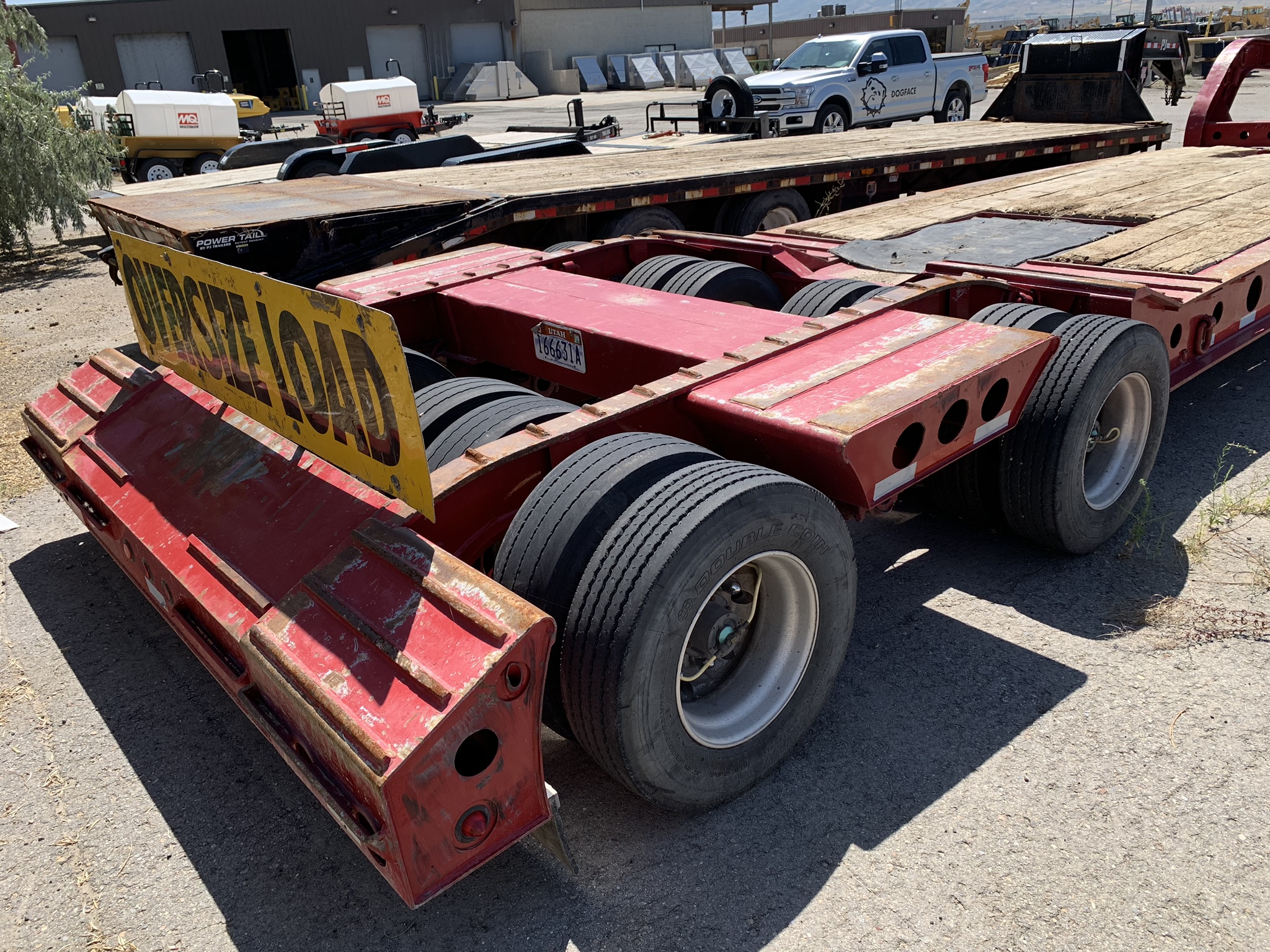 60 TON MANUAL TRAILER - Dogface Heavy Equipment Sales