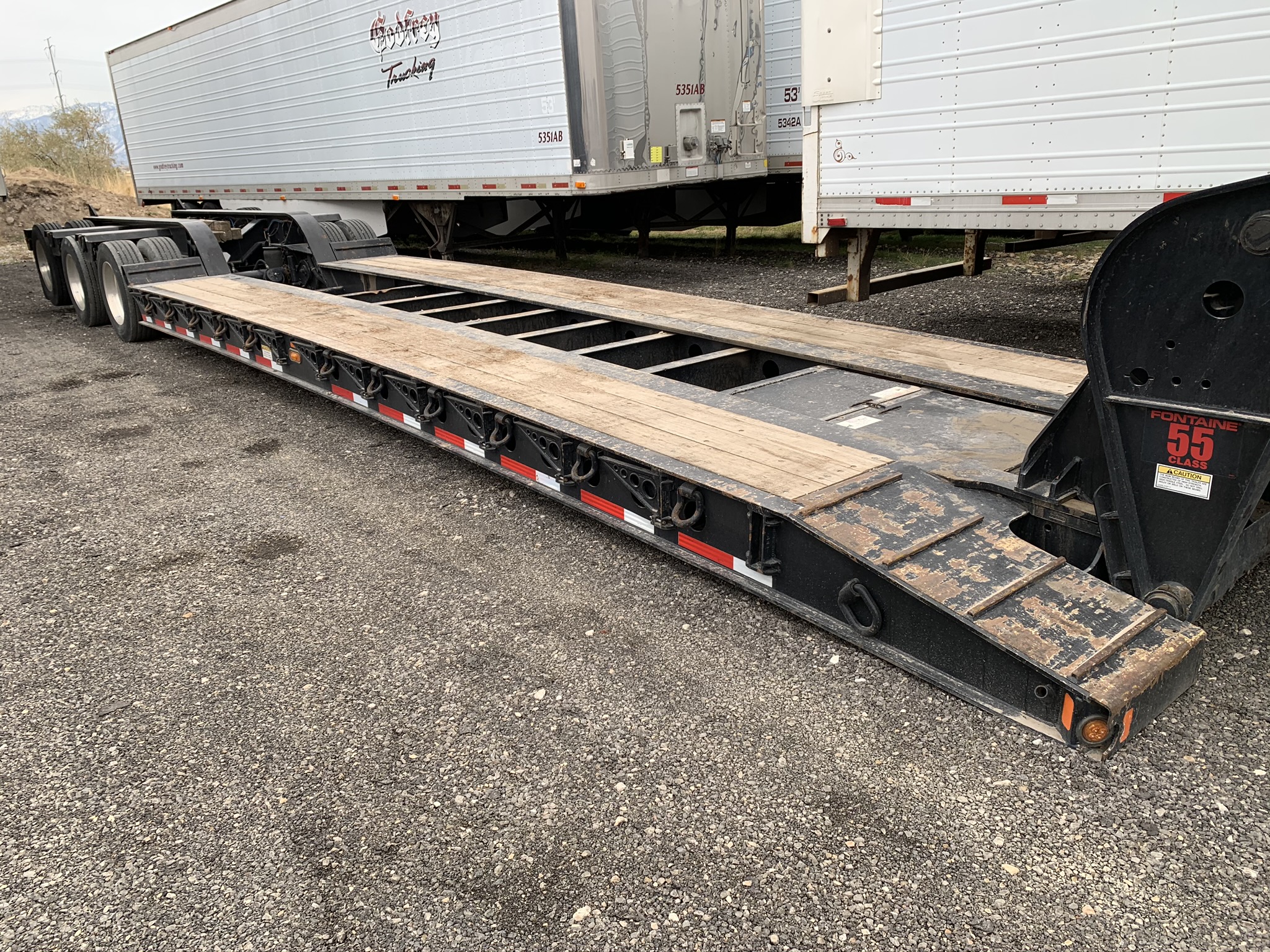 55 TON RGN GOOSENECK TRAILER - Dogface Heavy Equipment Sales