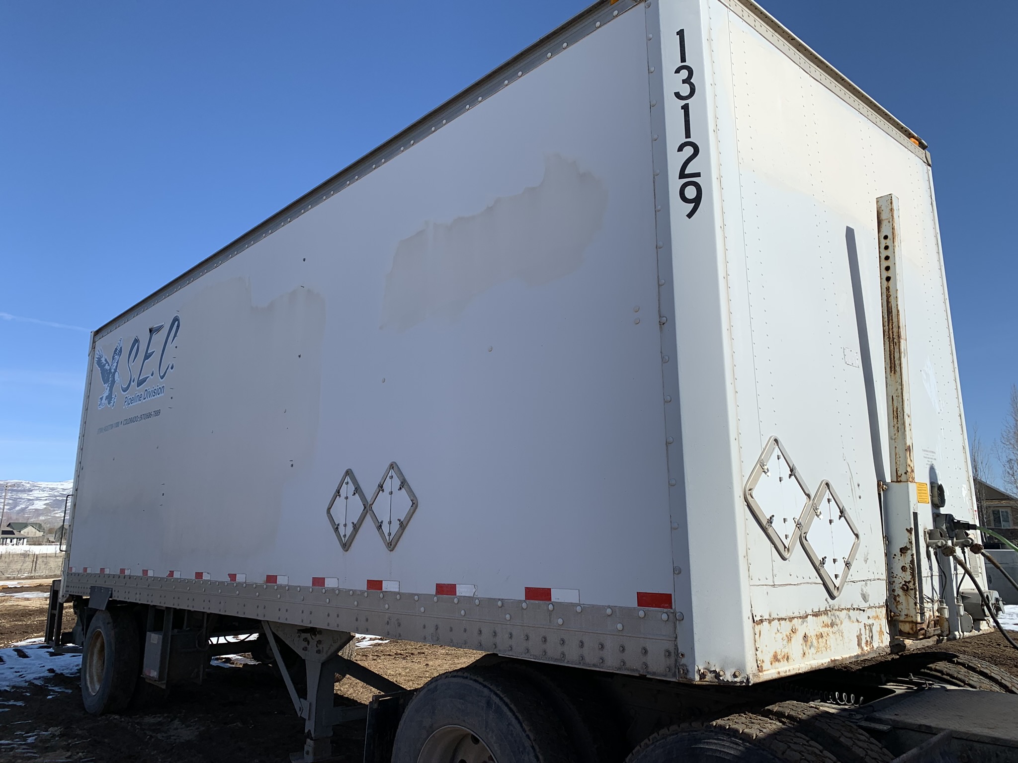 27' STORAGE JOB SITE TRAILER - Dogface Heavy Equipment Sales